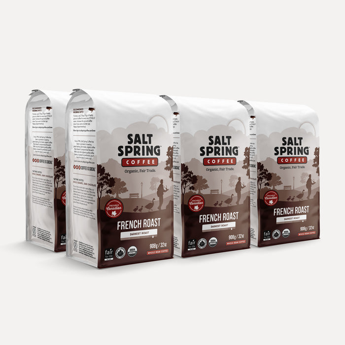 French Roast - Darkest Roast - Salt Spring Coffee