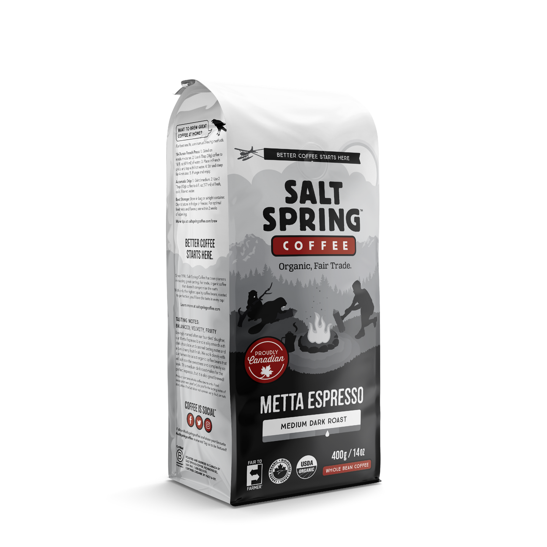 Salt Spring Coffee | Organic and Fair Trade Coffee | Coffee Gear