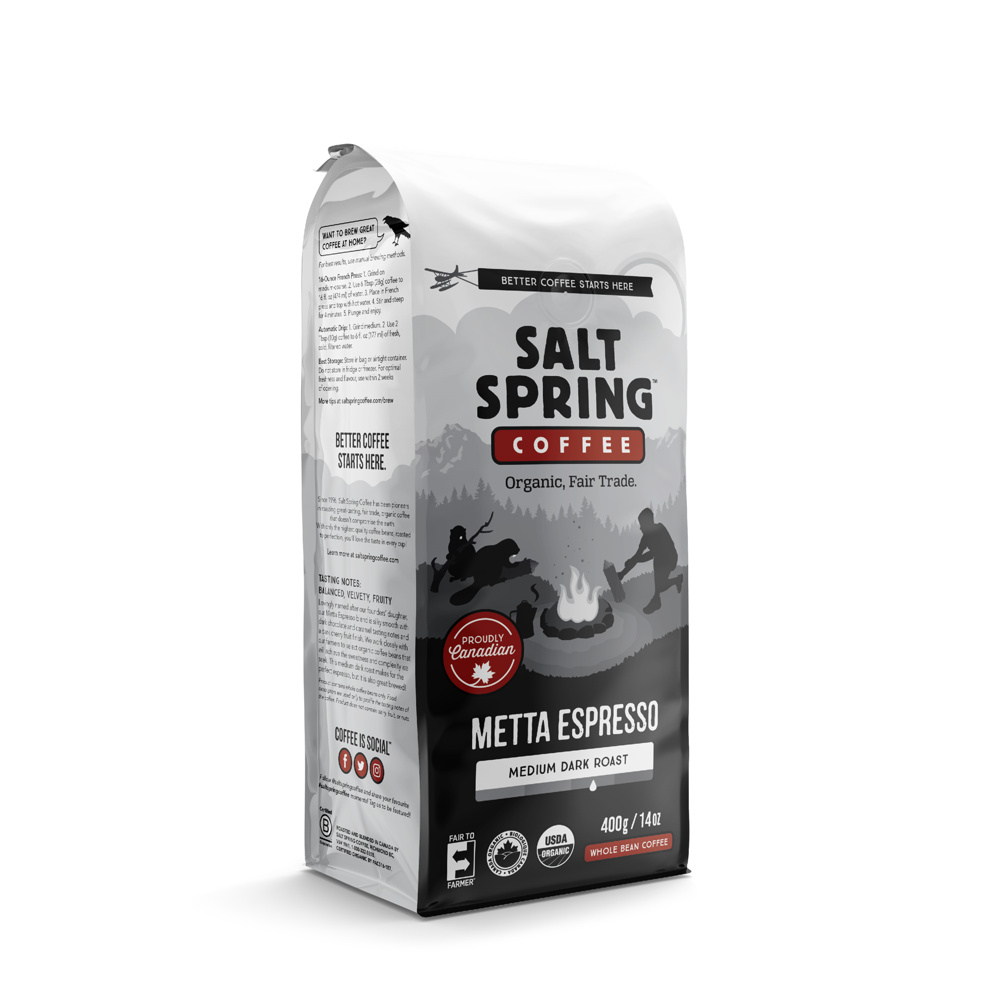 Salt Spring Coffee | Organic and Fair Trade Coffee | Coffee Gear