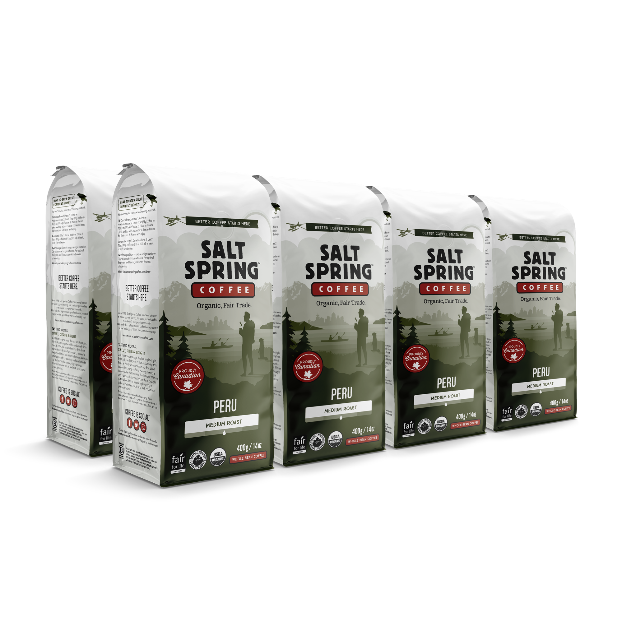 Peru - Medium Roast - Salt Spring Coffee