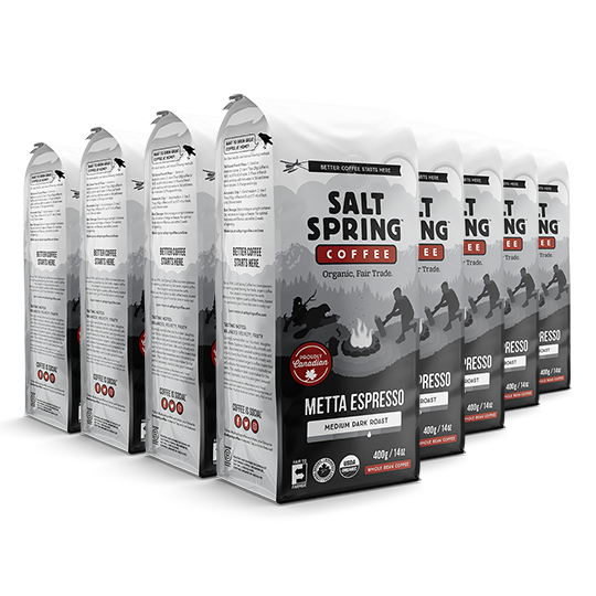 Metta Espresso - Medium Dark Roast - Salt Spring Coffee